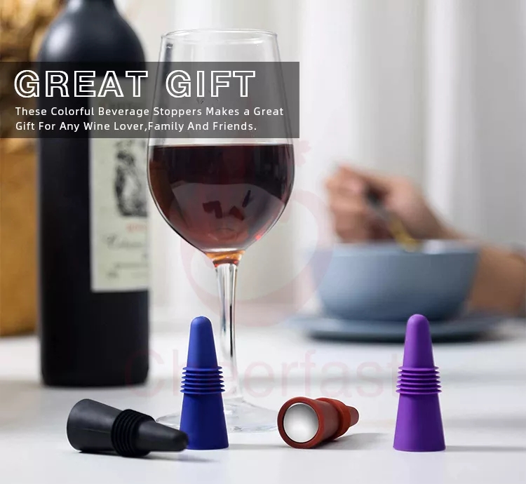Rubber Wine Bottle Sopper-Wine Stopper-Shenzhen Cheerfast Wine&Barware ...
